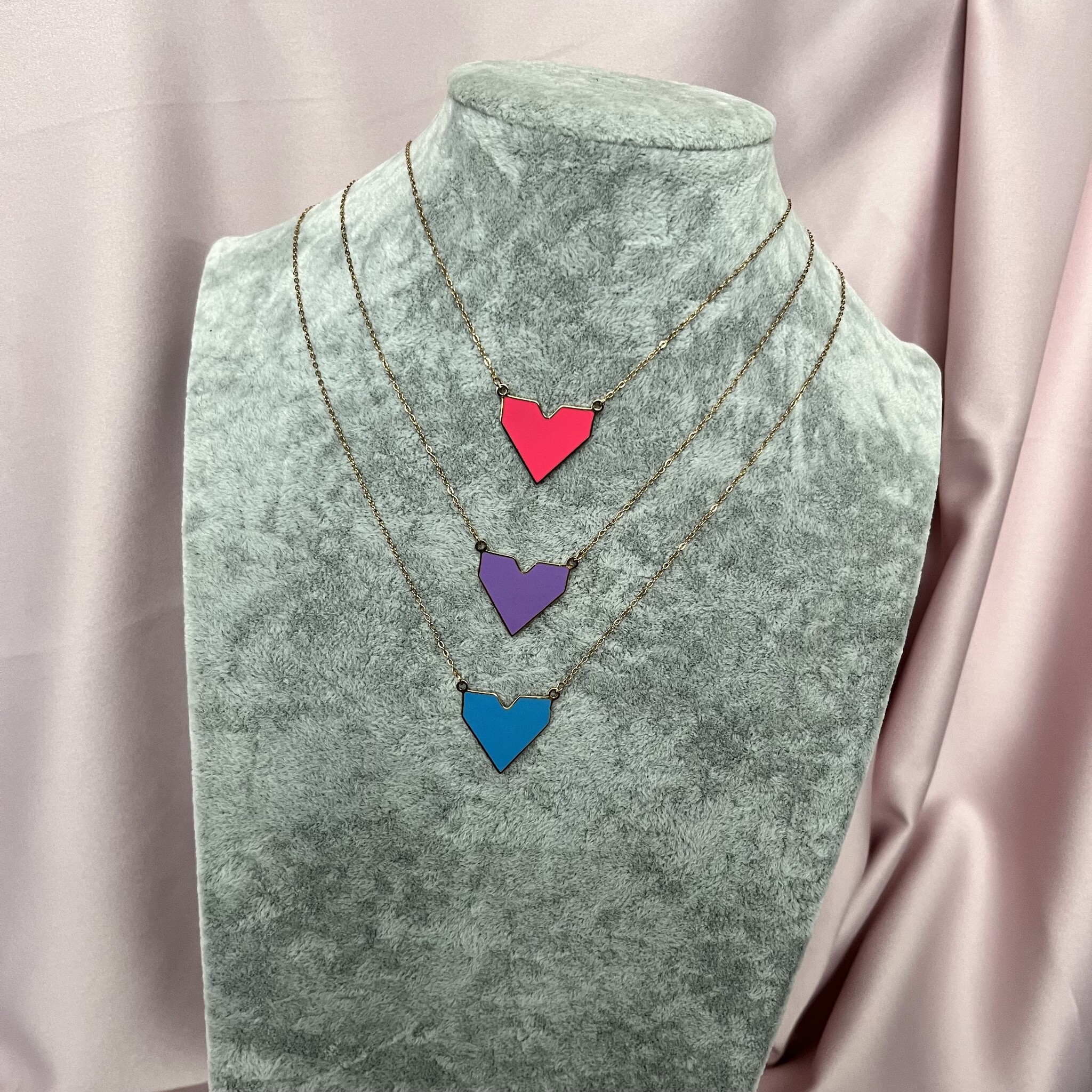 Ketting Groot Hart - bycjewels