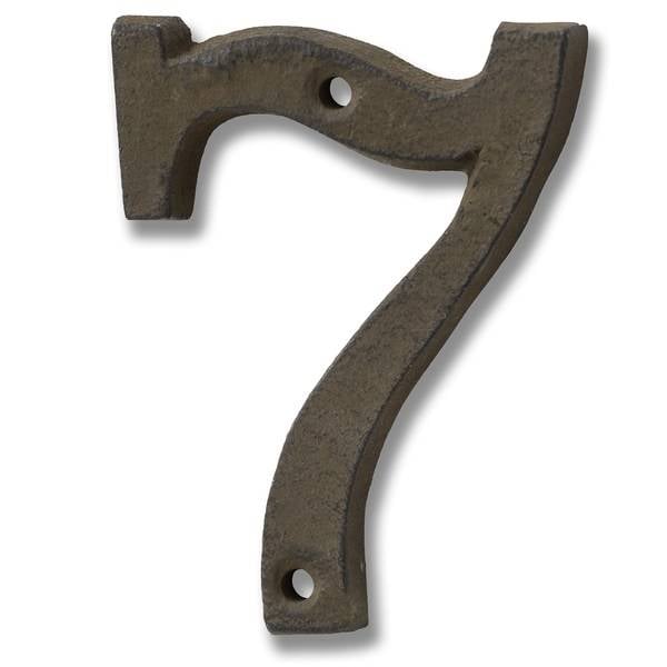 Rustic Brown Cast Iron Numbers - Freitaslaf Net LTD
