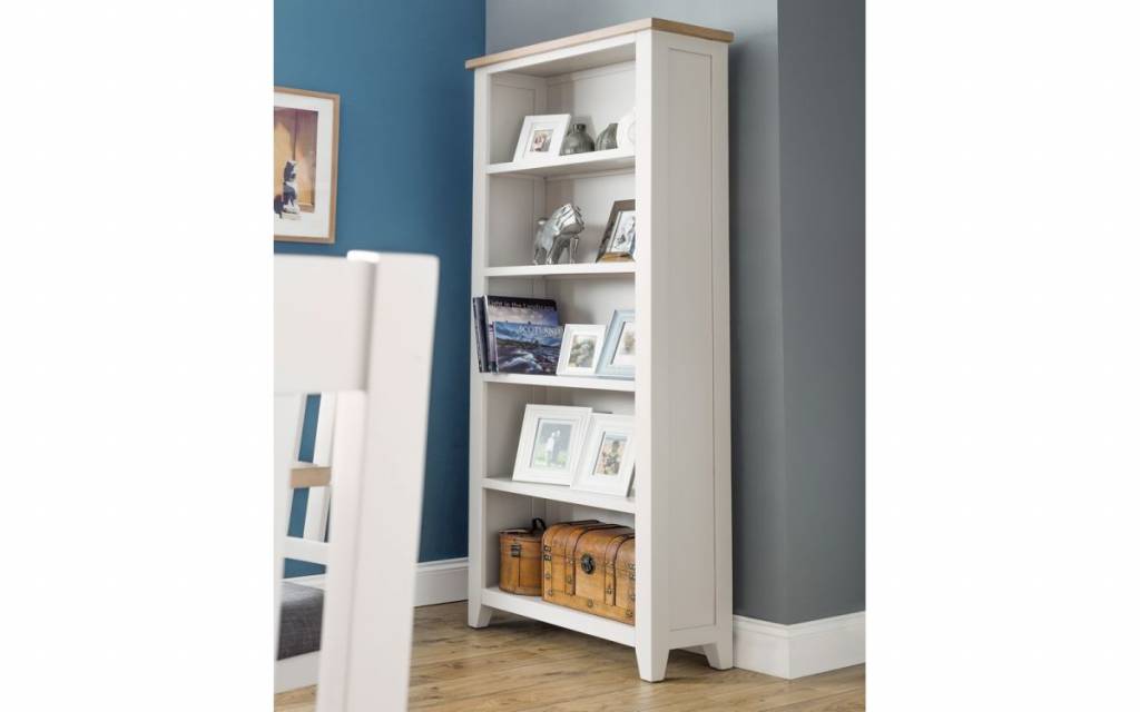 Richmond 2-Tone Tall Bookcase - Freitaslaf Net LTD - Freitaslaf Net LTD