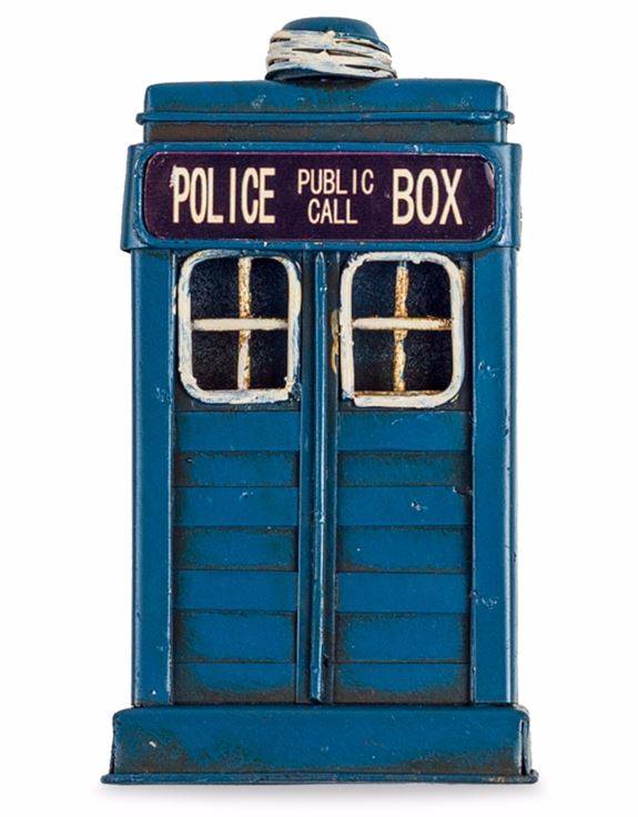 Antiqued Police Box Fridge Magnet - Freitaslaf Net LTD