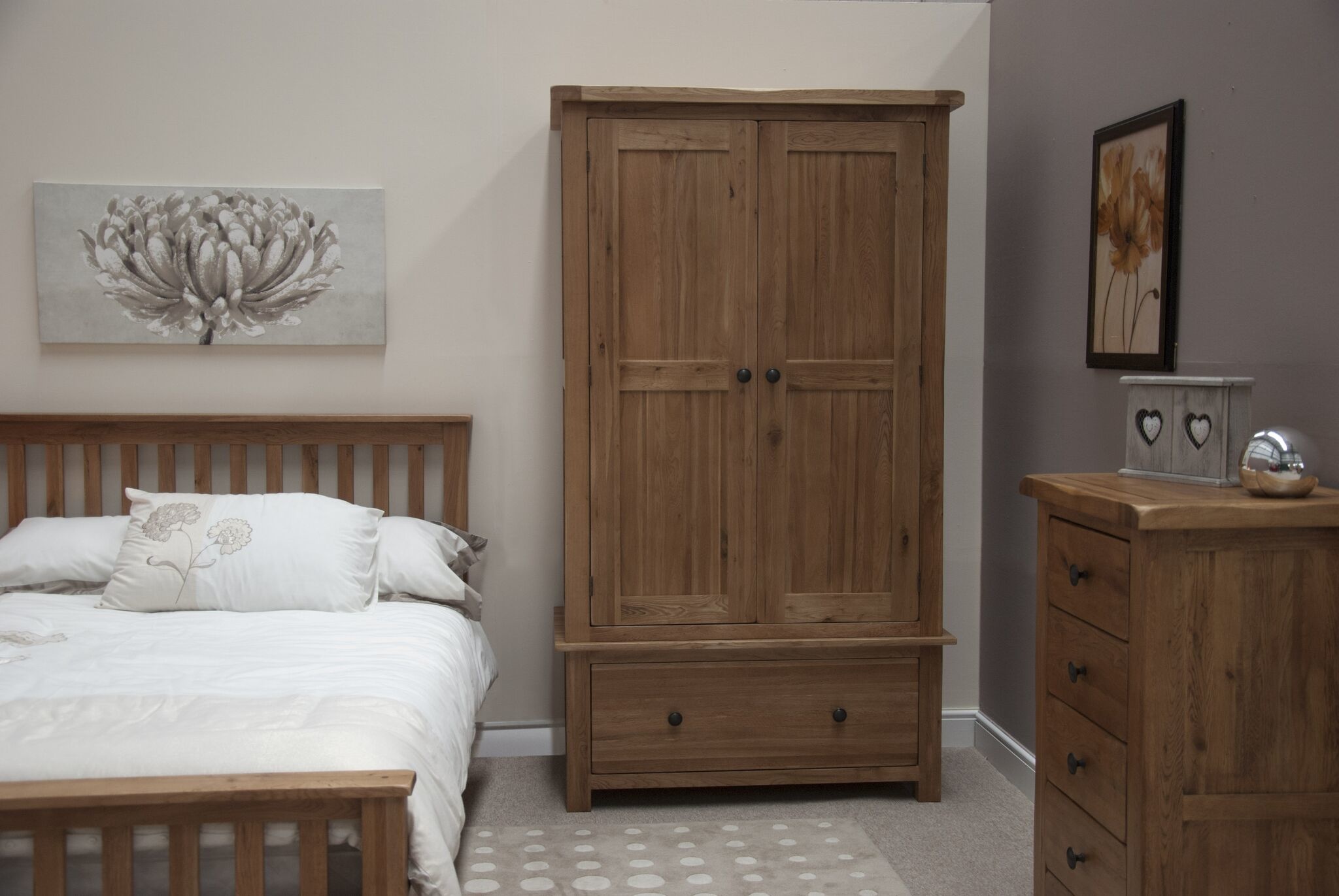 Rustic Oak Gents Wardrobe | Freitaslaf Net LTD - Freitaslaf Net LTD