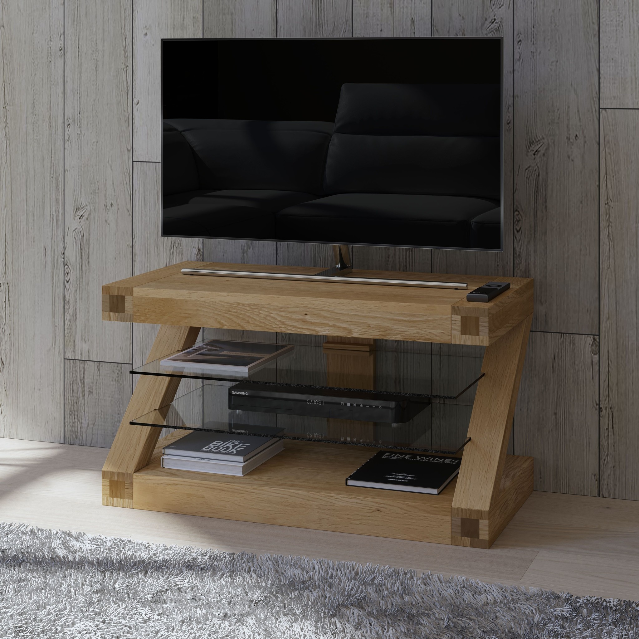 Z Oak TV Unit | Freitaslaf Net LTD - Freitaslaf Net LTD