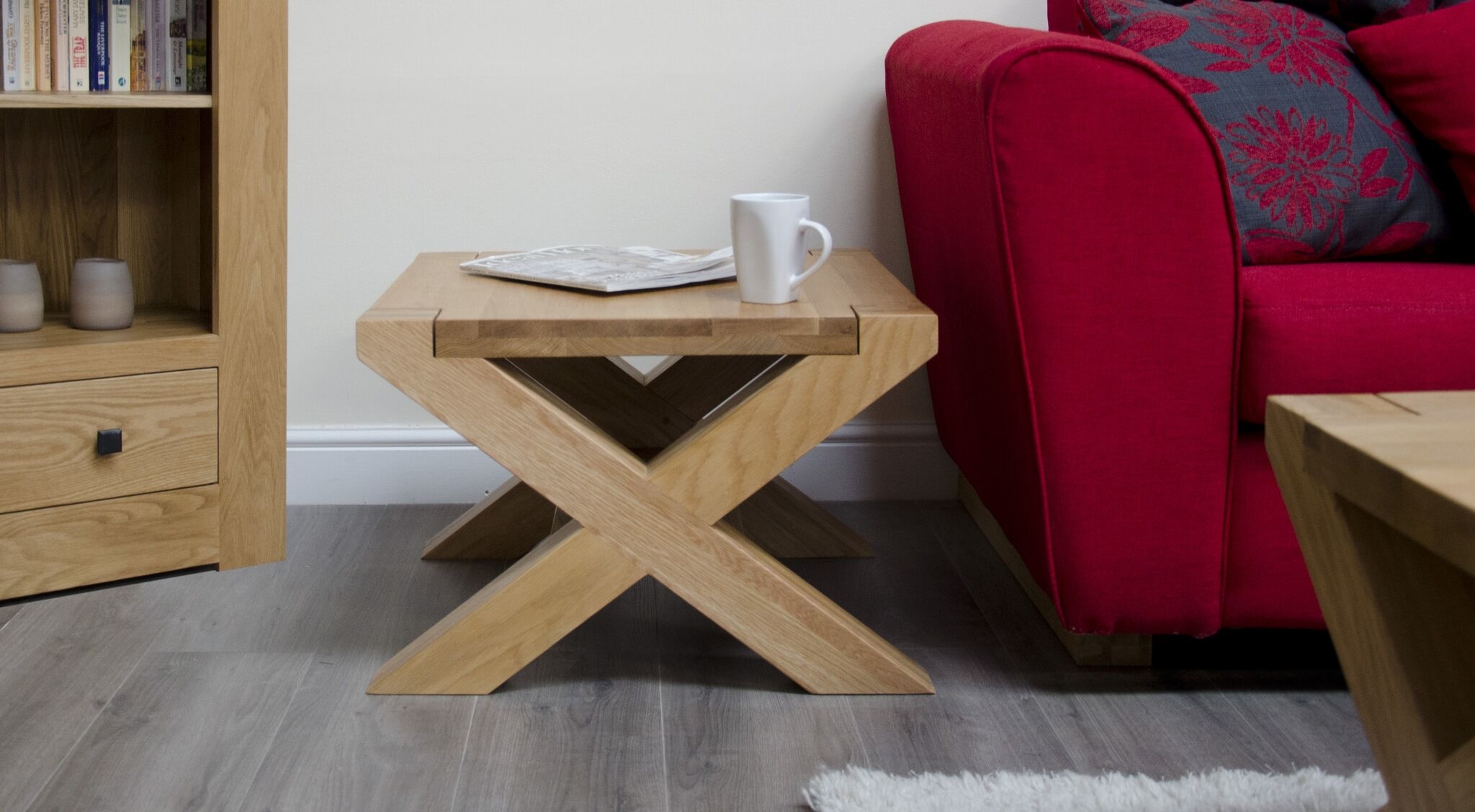 Trend Oak X Leg 2 x 2 Coffee Table - Freitaslaf Net LTD