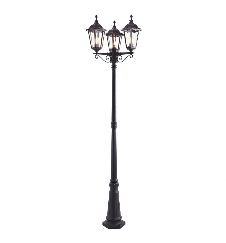 Tradicional Three Light Lamp Post Floor Lamp - Freitaslaf Net LTD ...