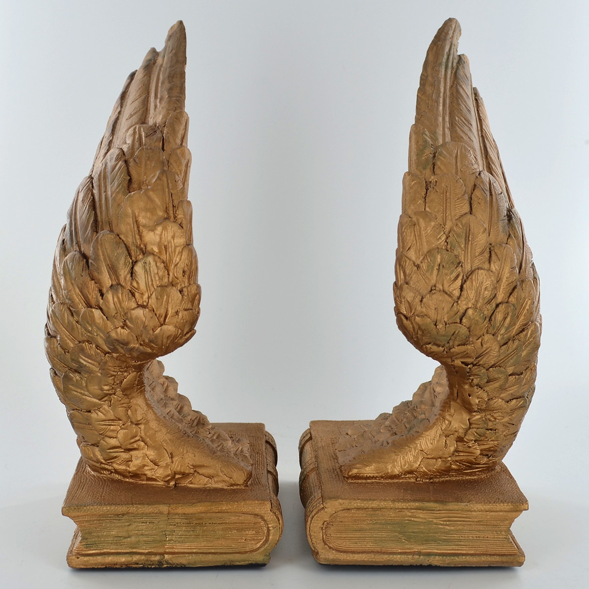 Gold Angel Wings Bookends - Freitaslaf Net LTD - Freitaslaf Net LTD