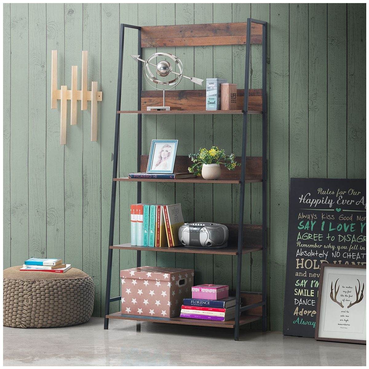 Industrial Style Bookcase - Freitaslaf Net LTD - Freitaslaf Net LTD