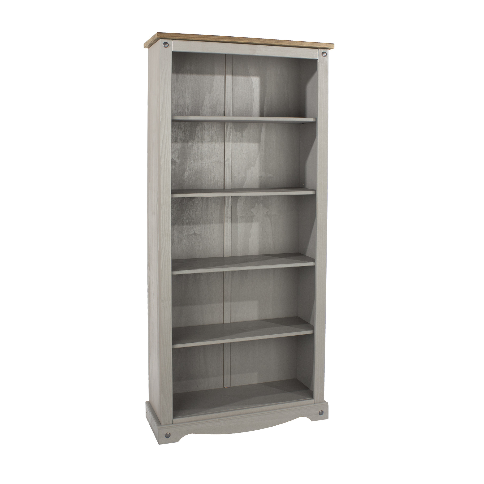 Corona Grey Tall Bookcase - Freitaslaf Net LTD - Freitaslaf Net LTD