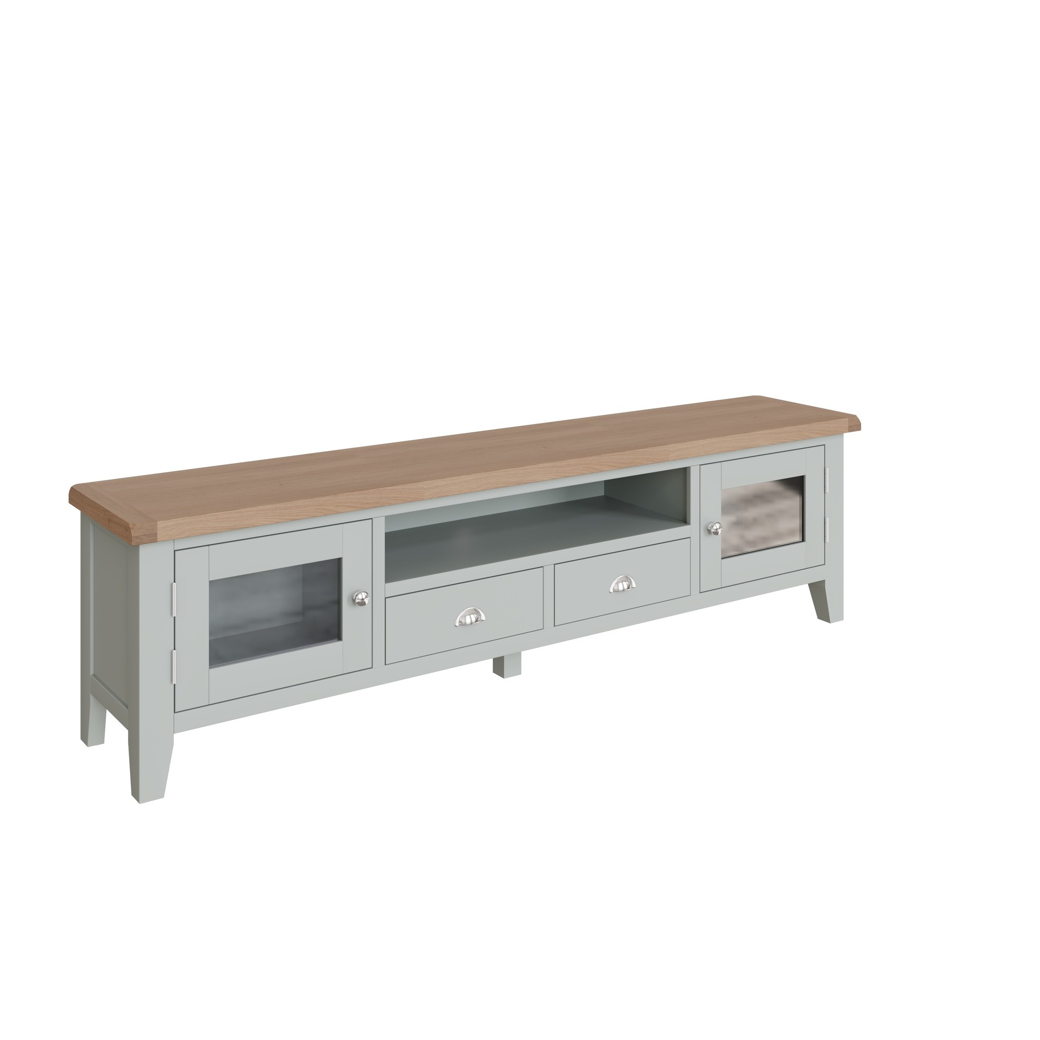 TT Grey Painted Extra Large TV Unit - Freitaslaf Net LTD