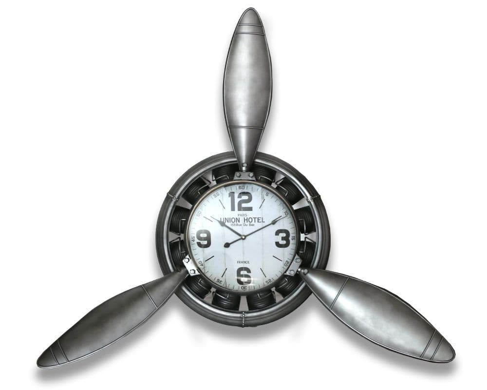 Industrial Propeller Clock - 108 cm - Freitaslaf Net LTD