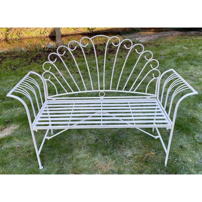 Cream Garden Bench - Freitaslaf Net LTD - Freitaslaf Net LTD