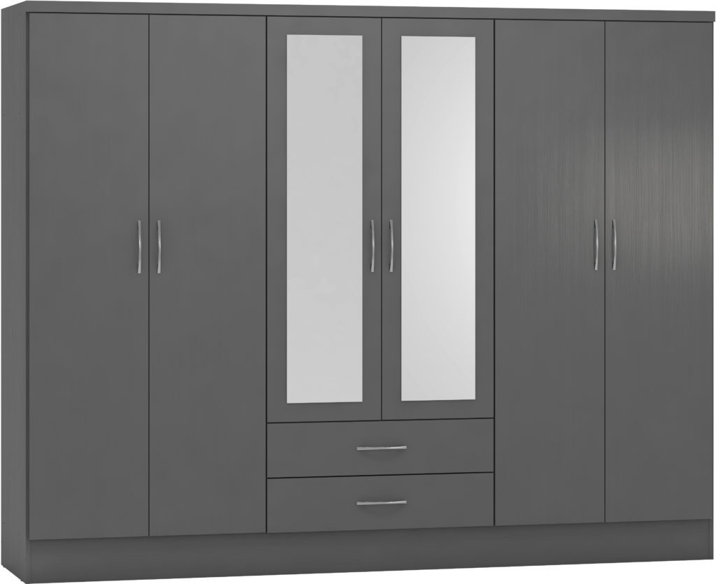 Nevada 6 Door Wardrobe - Freitaslaf Net LTD