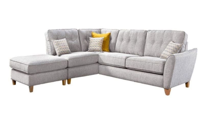 Ashley Corner Sofa With Stool - Freitaslaf Net LTD