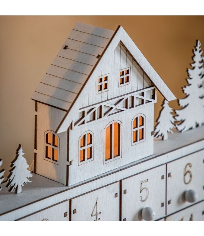 Advent Calendar With LED White - Freitaslaf Net LTD
