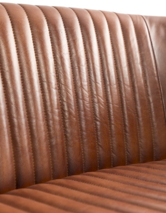 Industrial Vintage Leather 2 Seater Sofa - Freitaslaf Net LTD