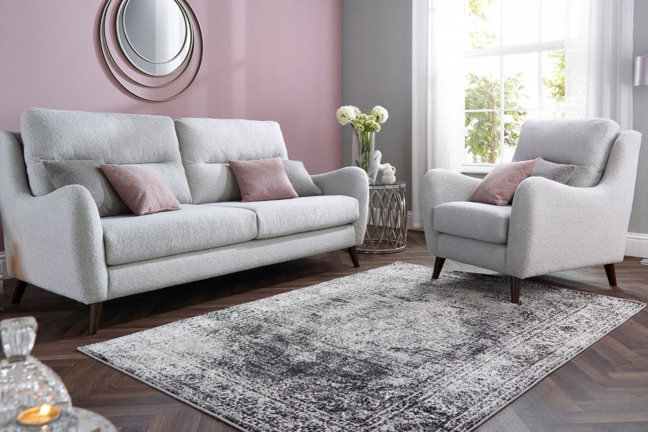 Porto Prussian Grey 3+2 Seater Sofa - Freitaslaf Net LTD
