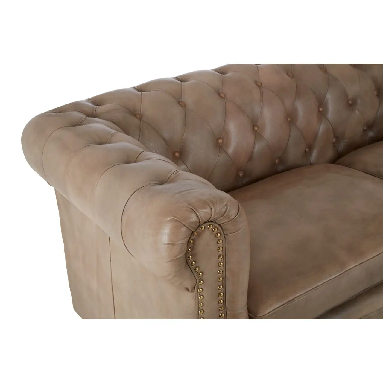 Buffalo Leather Chesterfield Sofa - Freitaslaf Net LTD