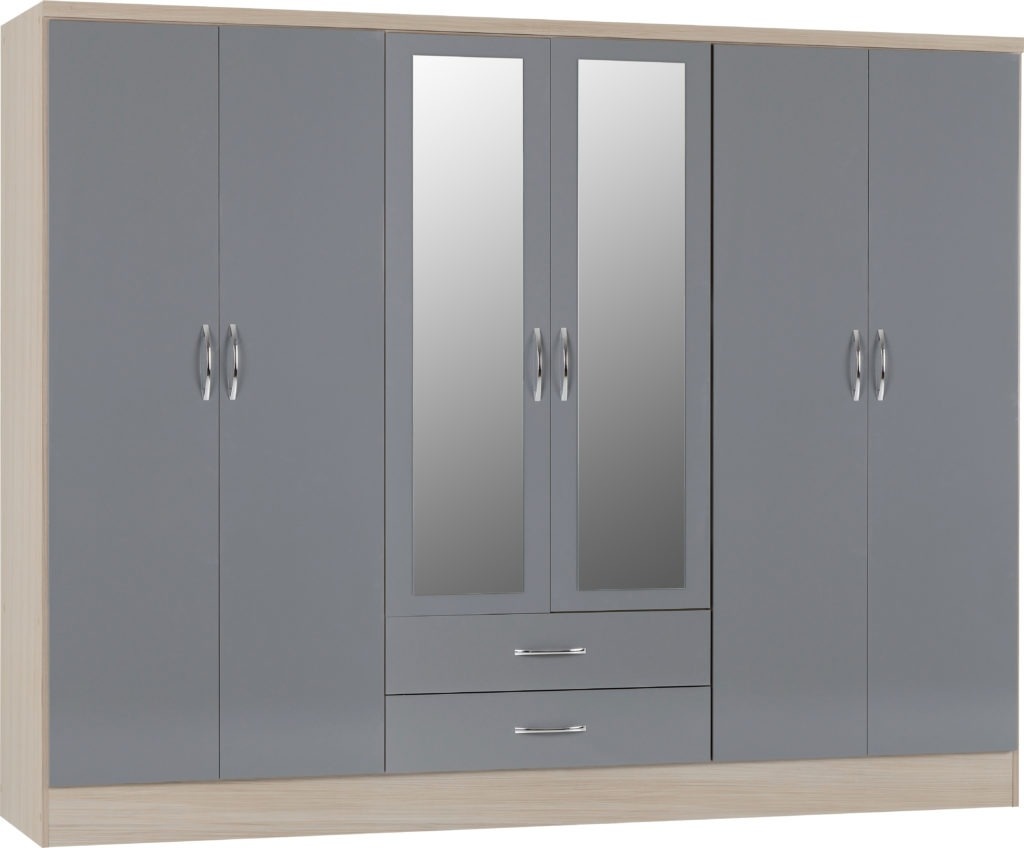 Nevada 6 Door Wardrobe - Freitaslaf Net LTD