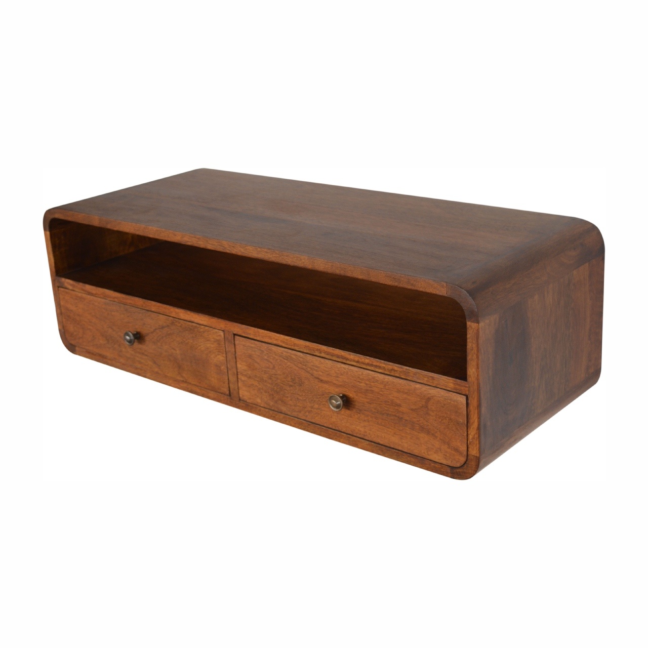 Floating Wood Console Table - Freitaslaf Net LTD