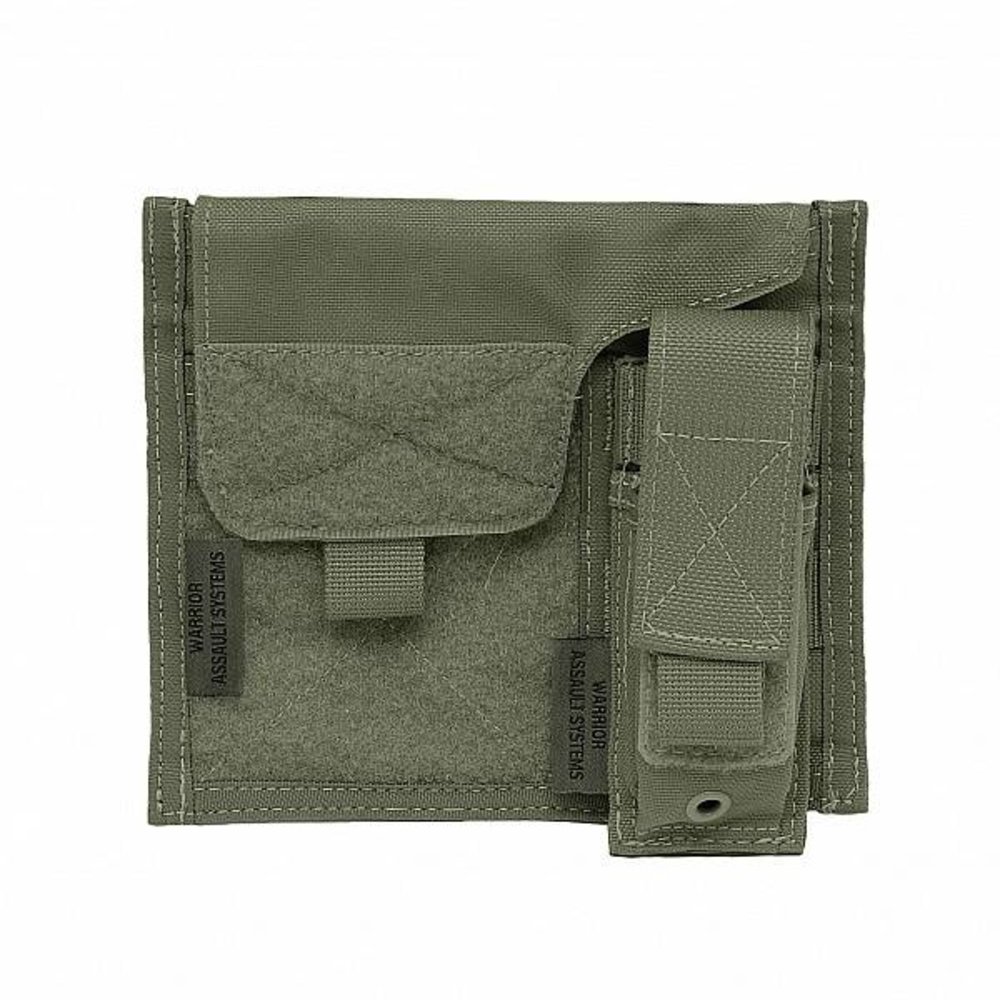Warrior Large Admin Panel w Pistol Pouch - Olive Drab - NLTactical
