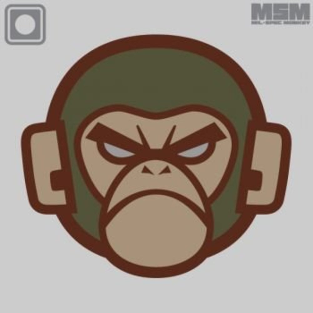 MIL-SPEC Monkey Monkey Head PVC Patch - NLTactical