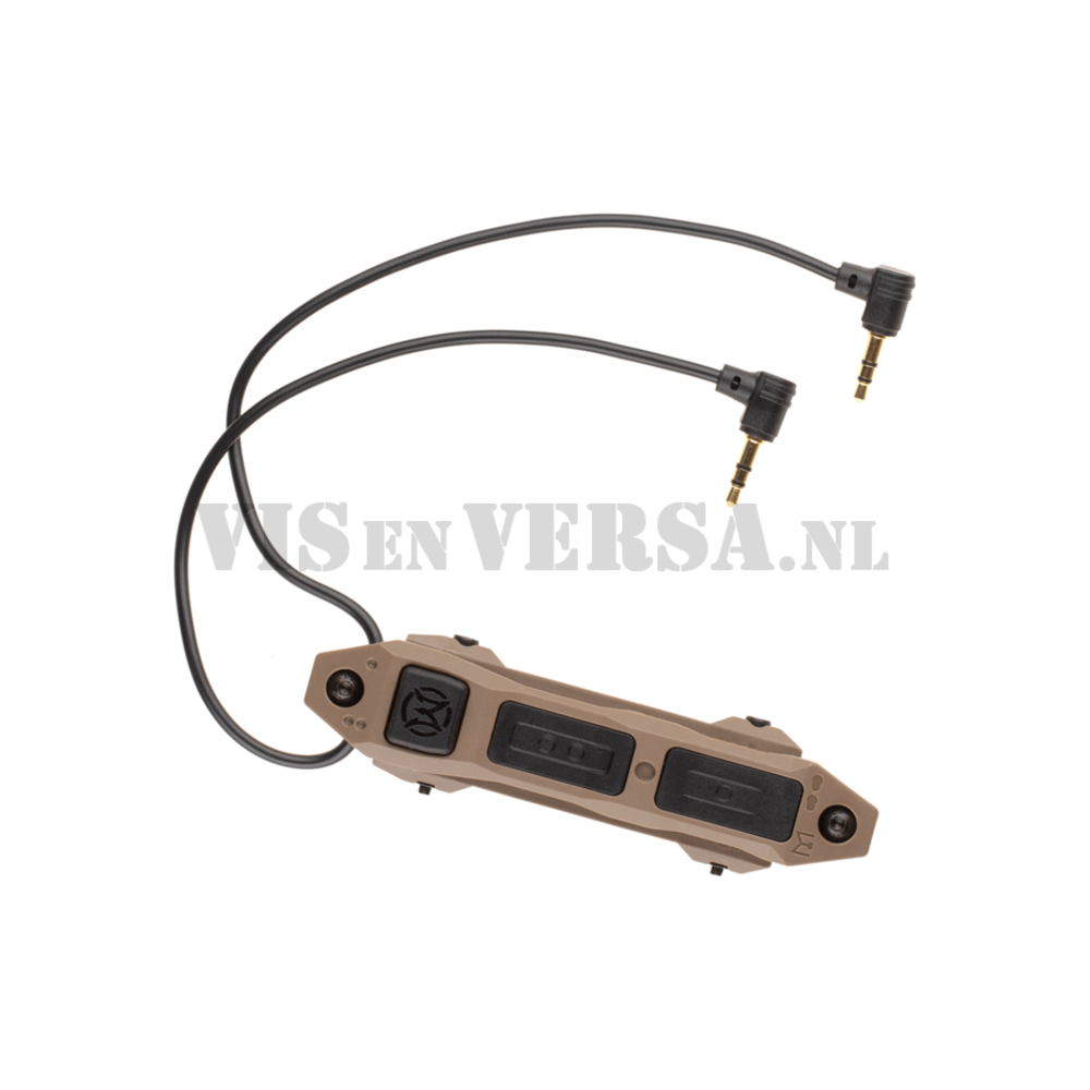 Tactical Augmented Dual Function Tape Switch with Lock 3.5mm Dark Ear ...