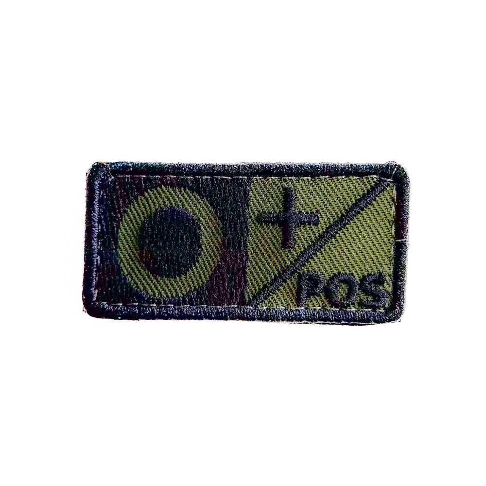 Dutch Tactical Gear Blutgruppe Patch Olive DTG-BLGRP-OD - NLTactical