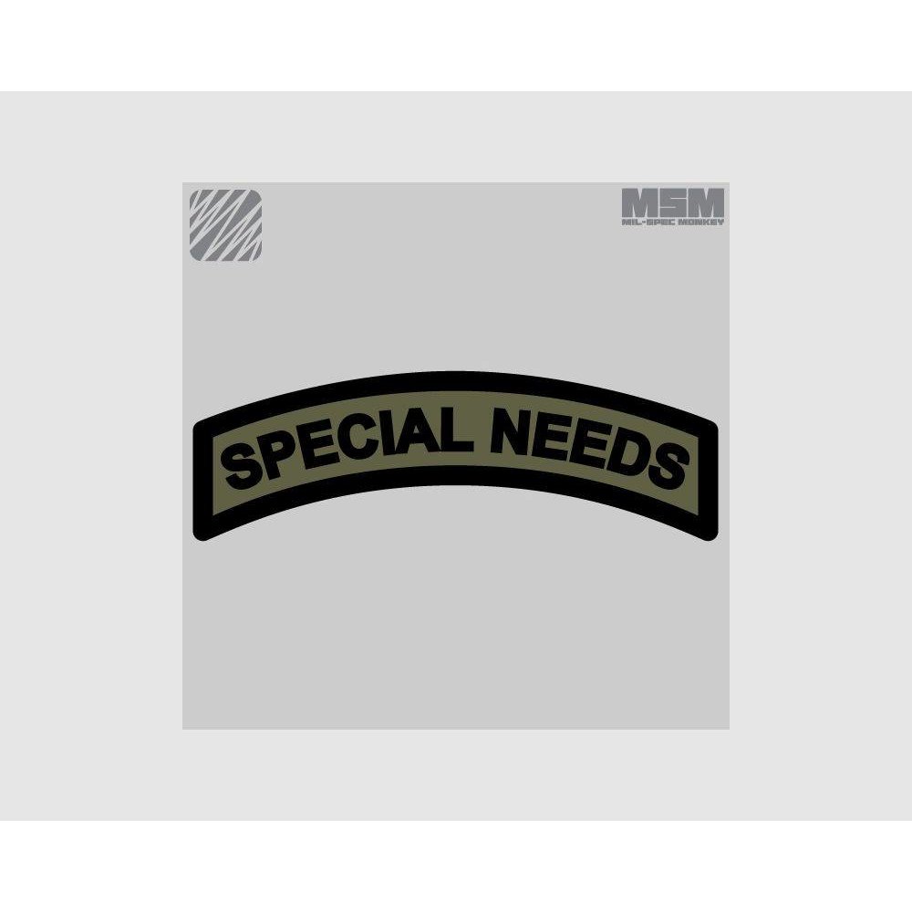 Milspec Monkey Special Needs Patch - NLTactical