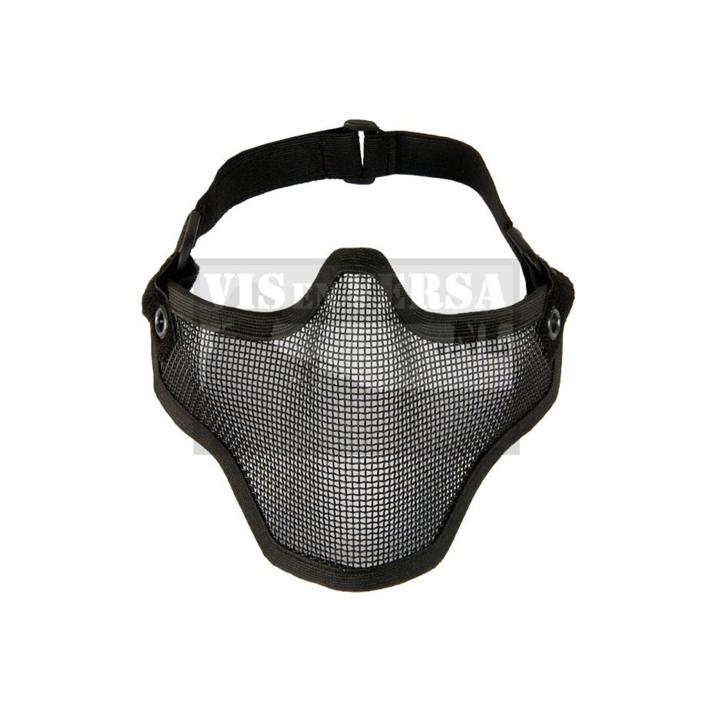 Steel Half Face Mask - Black - NLTactical