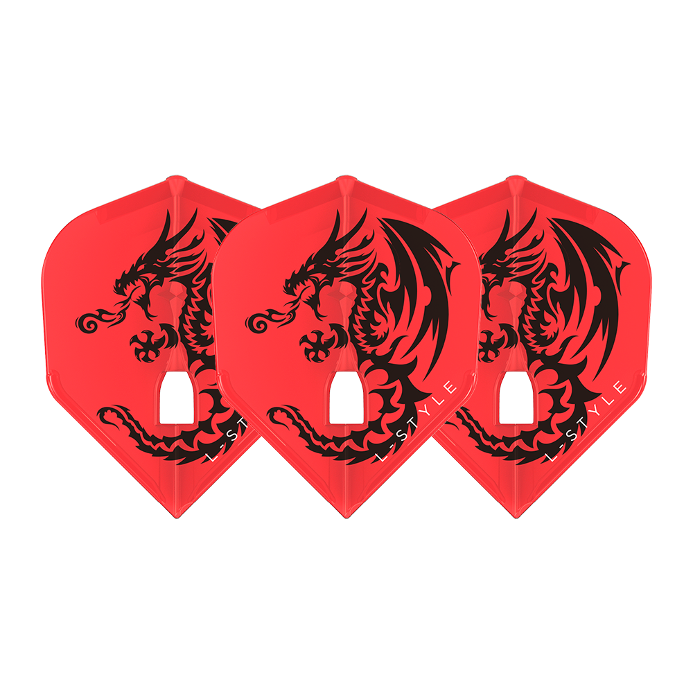 L-Style Champagne Flight L3 Shape Neil Duff V1 Red - Dart Flights ...
