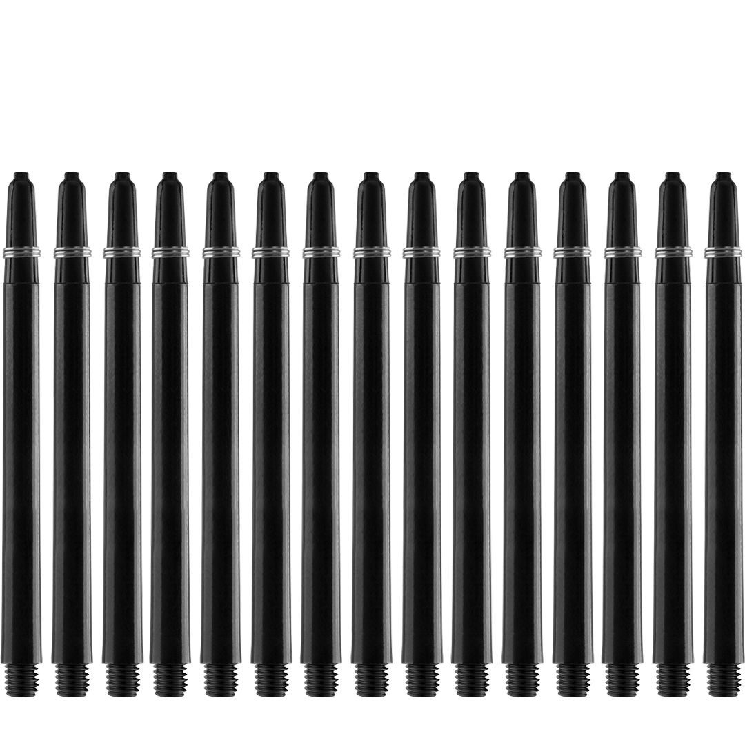 Bull's -5-Pack Nylon The Original Long + Ring - Black - Dart Shafts ...