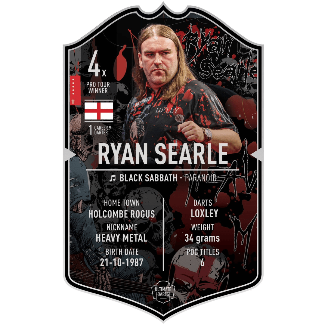 Ultimate Darts Card Ryan Searle - Dartshopper.nl