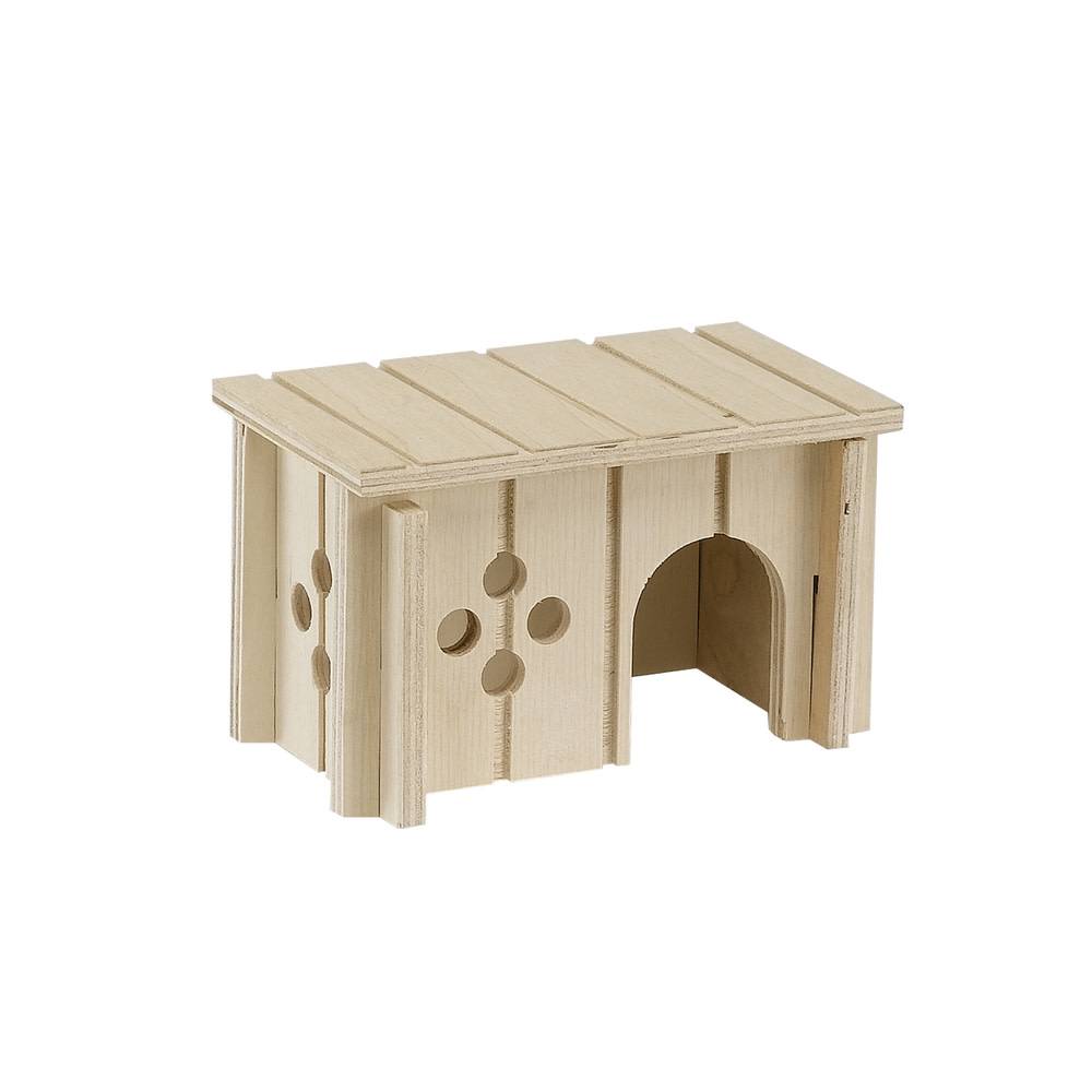 Small Animal Wooden Mouse House - Pet Care By Post
