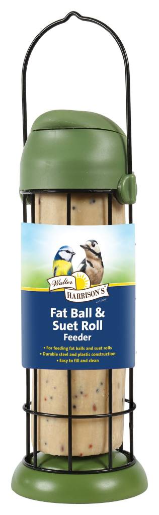 Flip Top Fat Ball and Suet Roll Feeder - Pet Care By Post