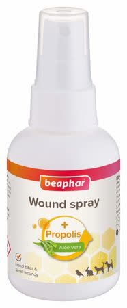Wound Spray with Tea Tree, Propolis & Aloe Vera for Pets, 75ml - Pet ...
