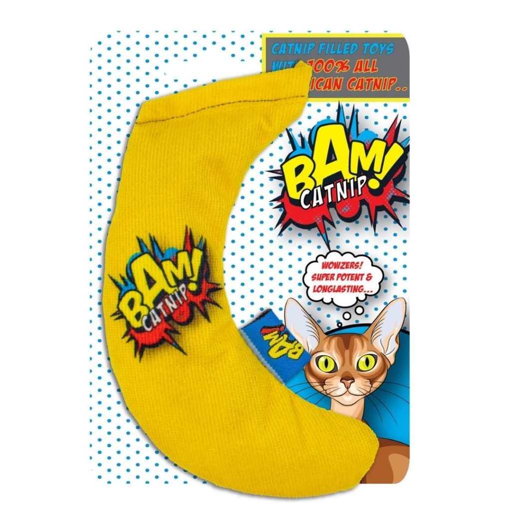 BAM Catnip Banana Cat Toy - Pet Care By Post