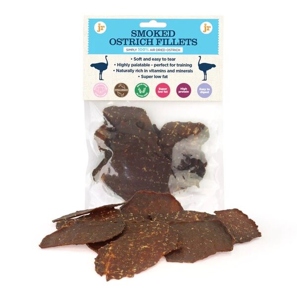 Ostrich Snaps Dog Treats, 60g - Pet Care By Post