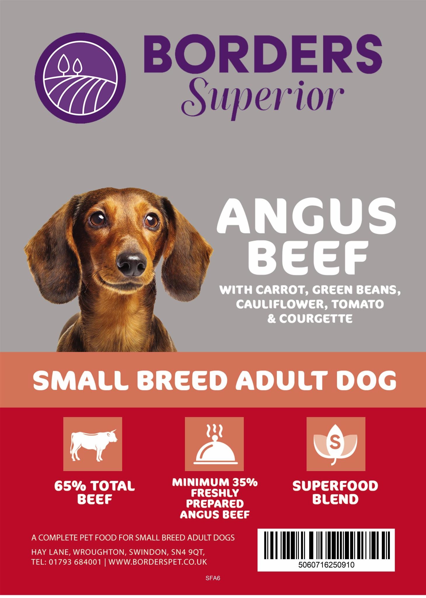 Superior Adult Dog Small Breed Angus Beef with Carrot, Green Beans ...