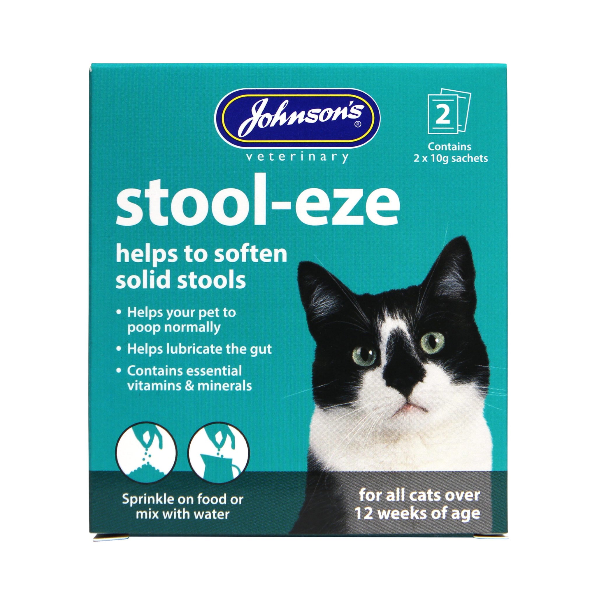 Stool-eze Digestive Lubricant for Cats, 2 x 10g sachets - Pet Care By Post