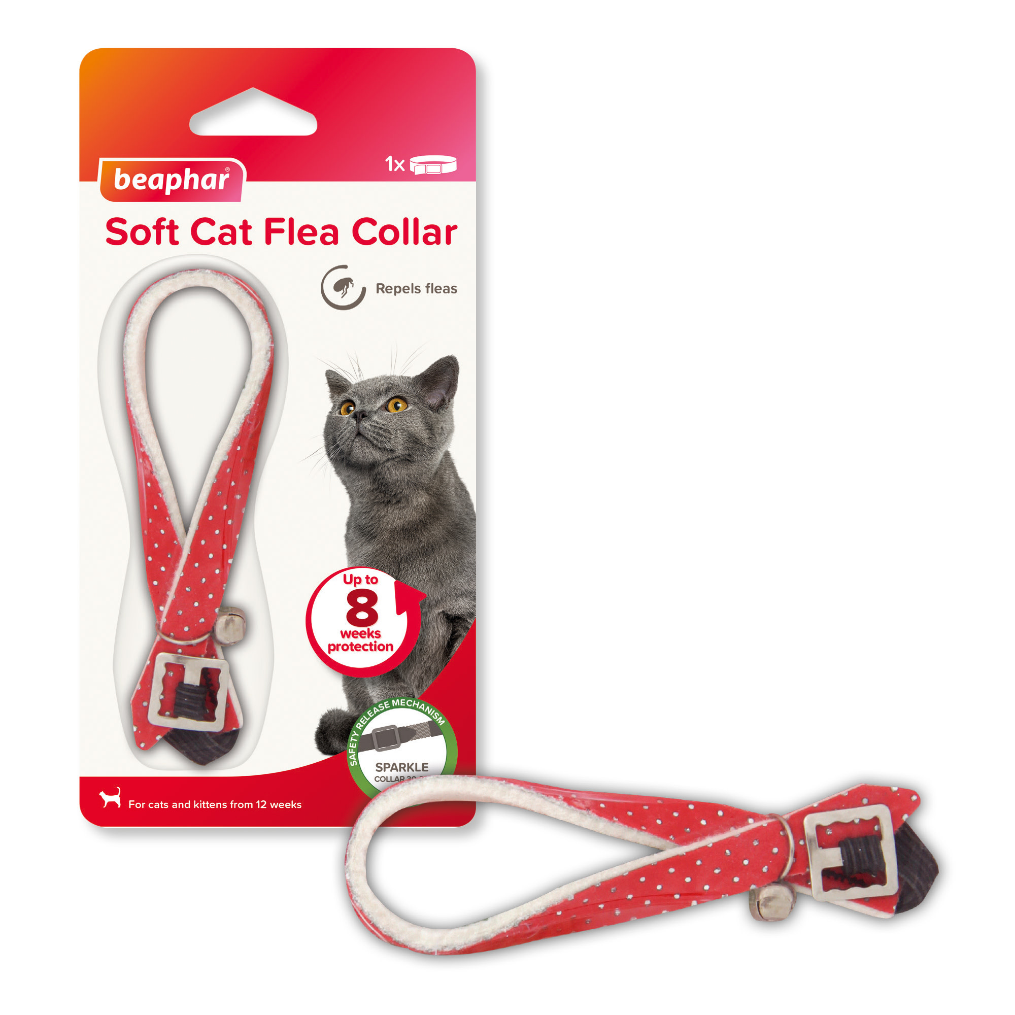 Soft Sparkle Flea Collar for Cats - Pet Care By Post