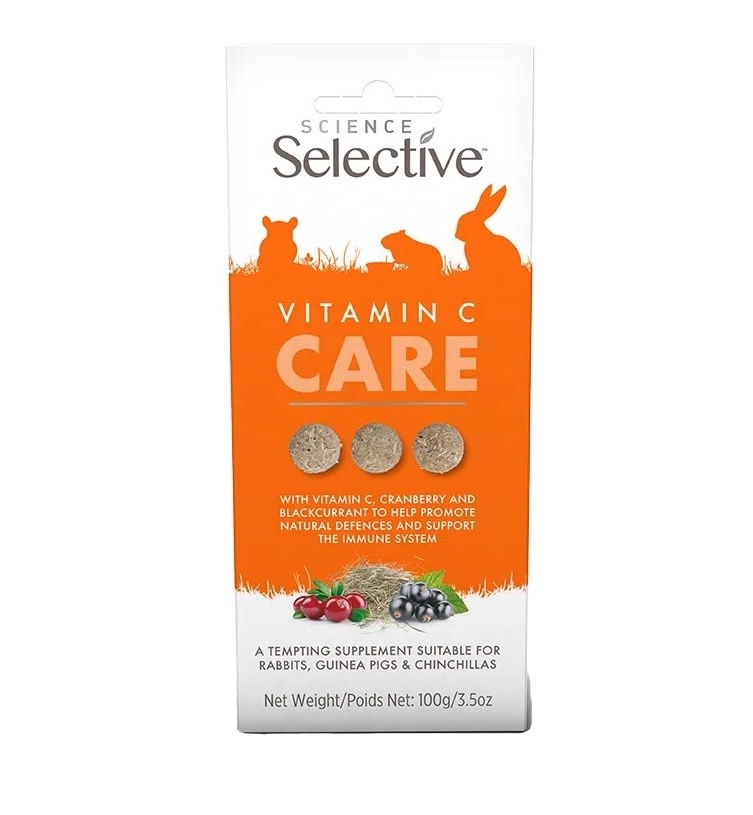 Science Selective Vitamin C Care Supplements, 100g - Pet Care By Post