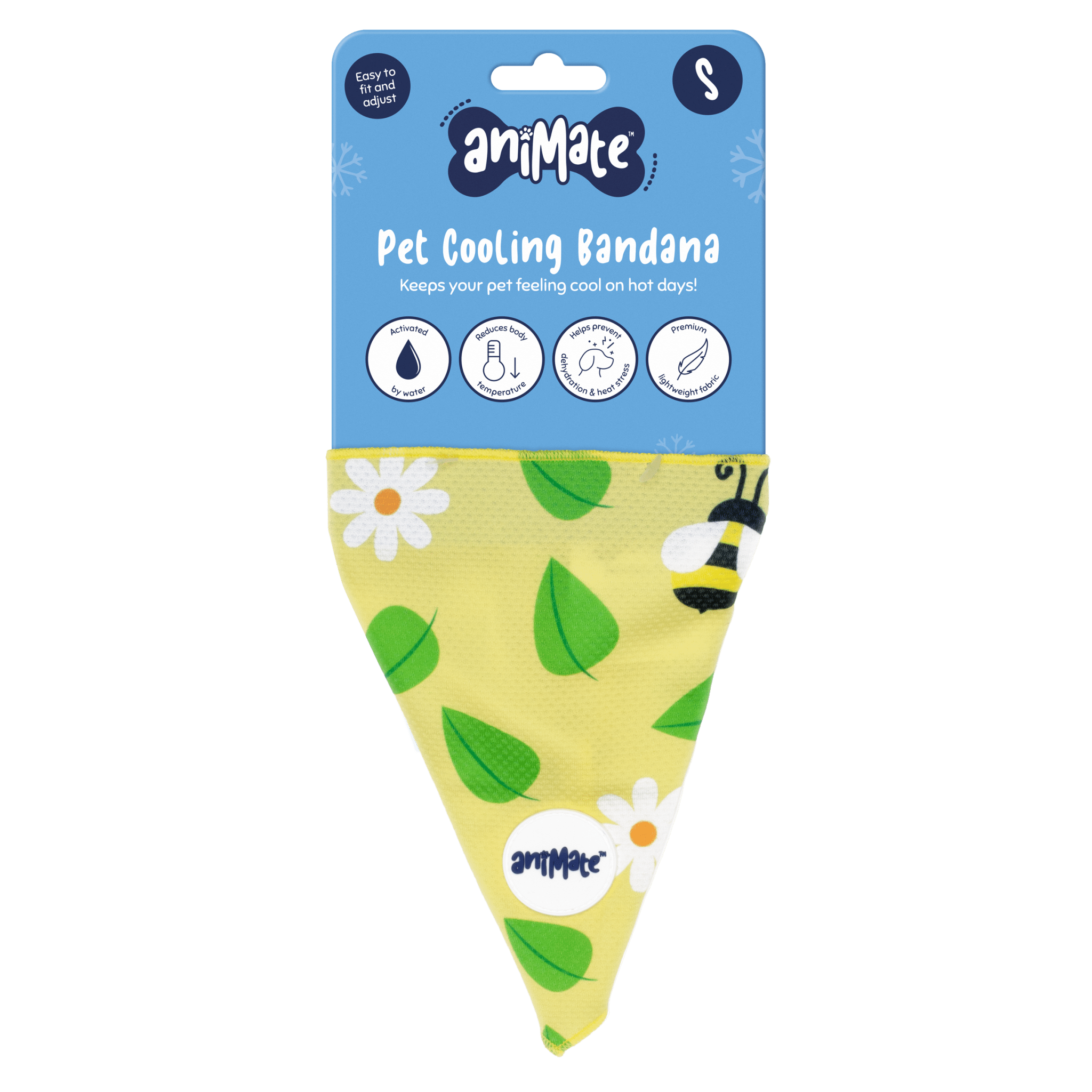 Pet Cooling Bandana for Dogs - Bee - Pet Care By Post