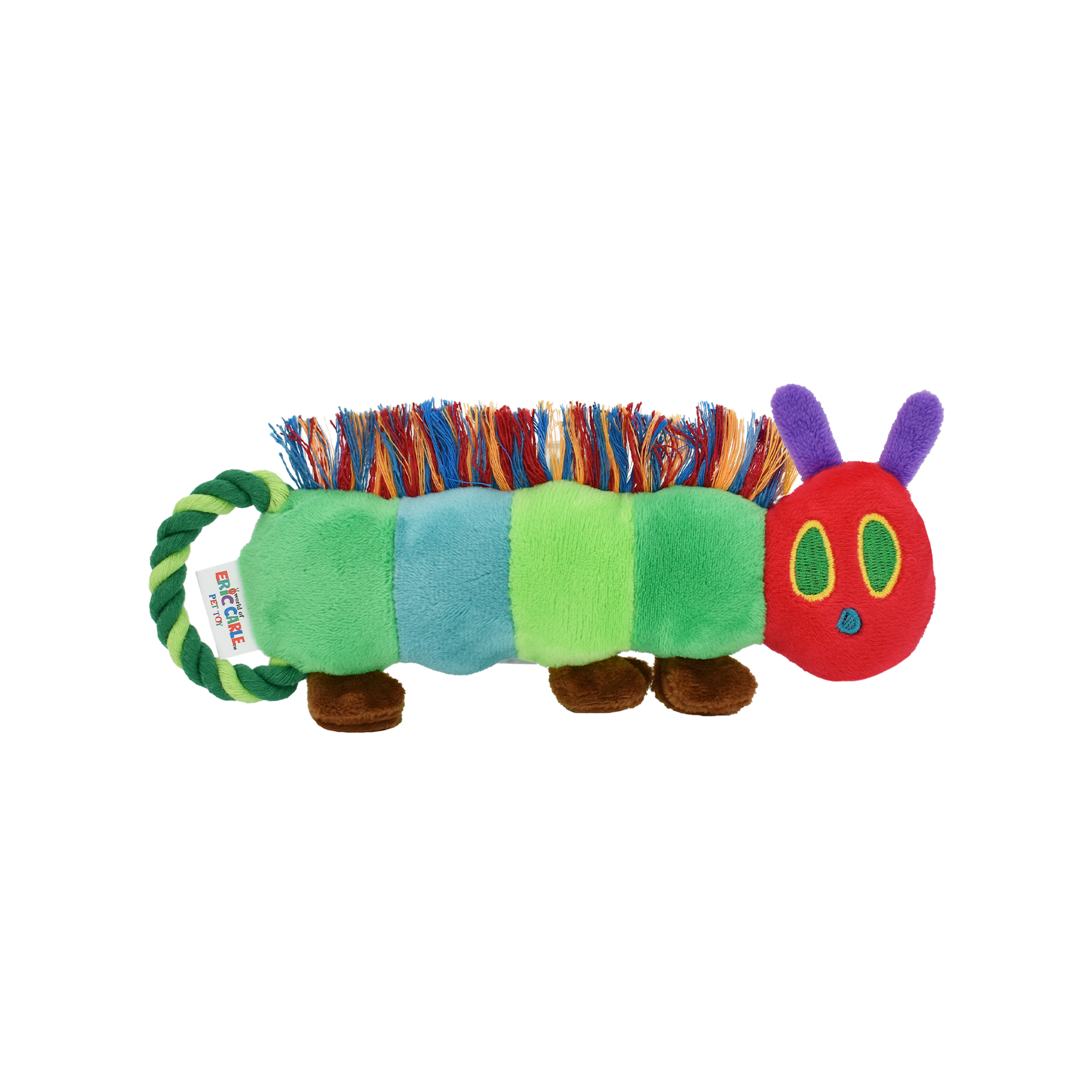 Very Hungry Caterpillar Rope Tug Dog Toy - Pet Care By Post
