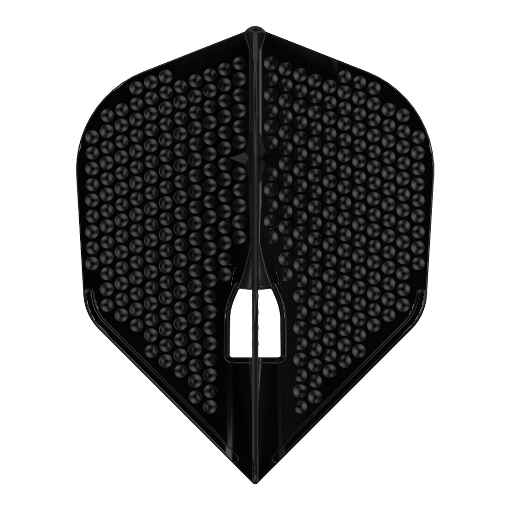 L-Style Champagne L3 Shape Dimple Black - Dart Flights - Dartshopper.de