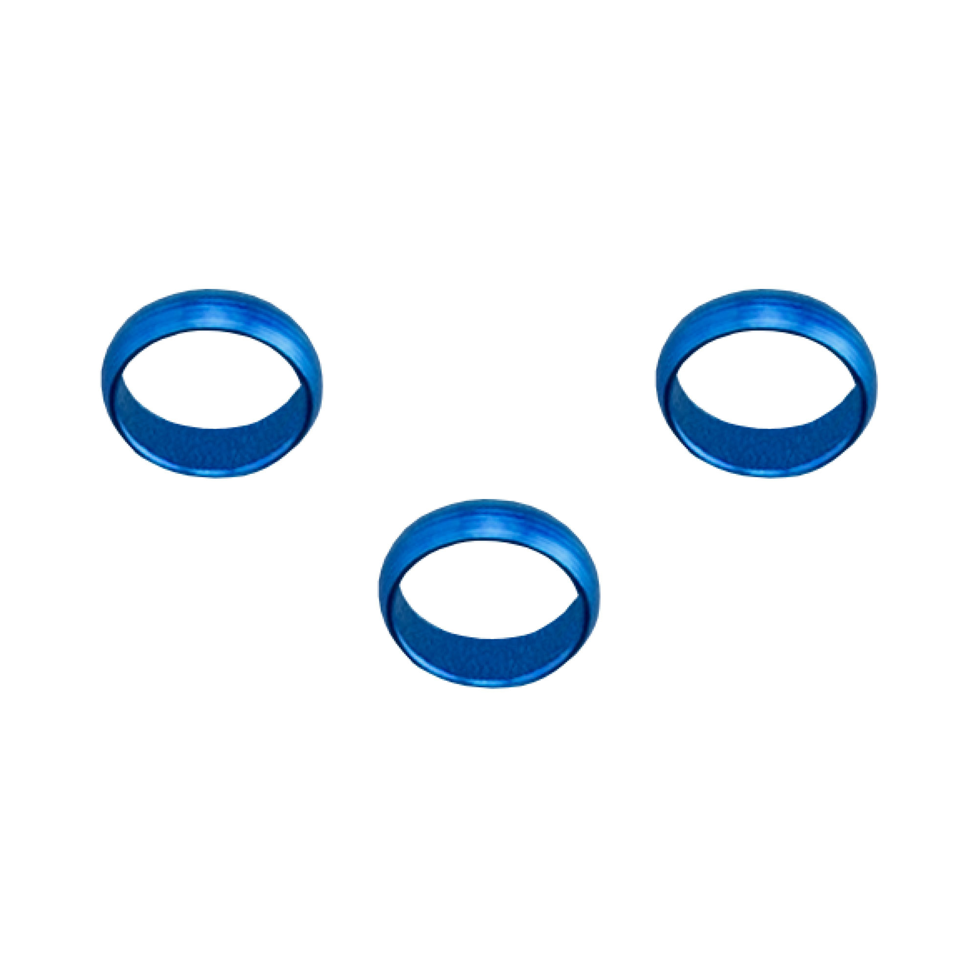 KOTO Aluminium Flight Lock Rings Blue - Dartshopper.de