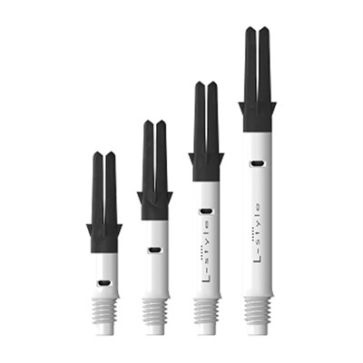 L-Style L-Shaft Silent Spinning Carbon White - Dart Shafts - Dartshopper.de