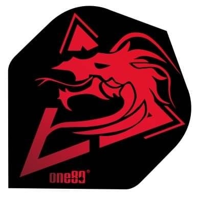 ONE80 Serpent Red - Dart Flights - Dartshopper.de
