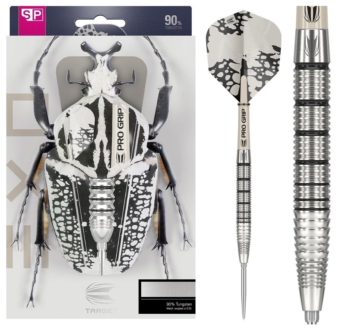 Target Exo 02 Swiss Point 90% - Steeldarts - Dartshopper.de