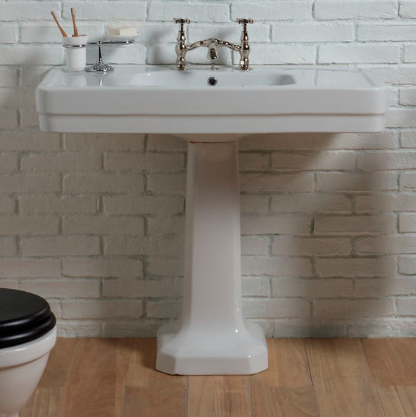 Classic wash basin on pedestal Large - Affaire d'Eau