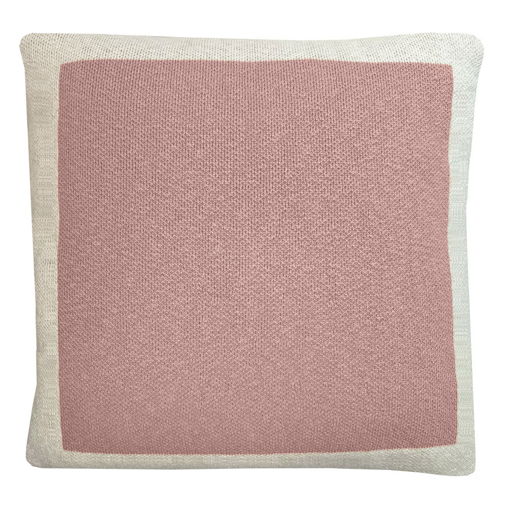 Solid knitted poster cushion pink - Malagoon - Malagoon b2b