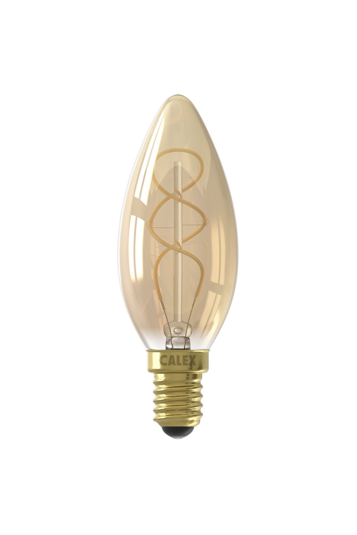 Calex Candle LED Lamp - E14 - 2,5W - 2100K - 136 Lm - Goud Finish - Beleuchtungonline.de